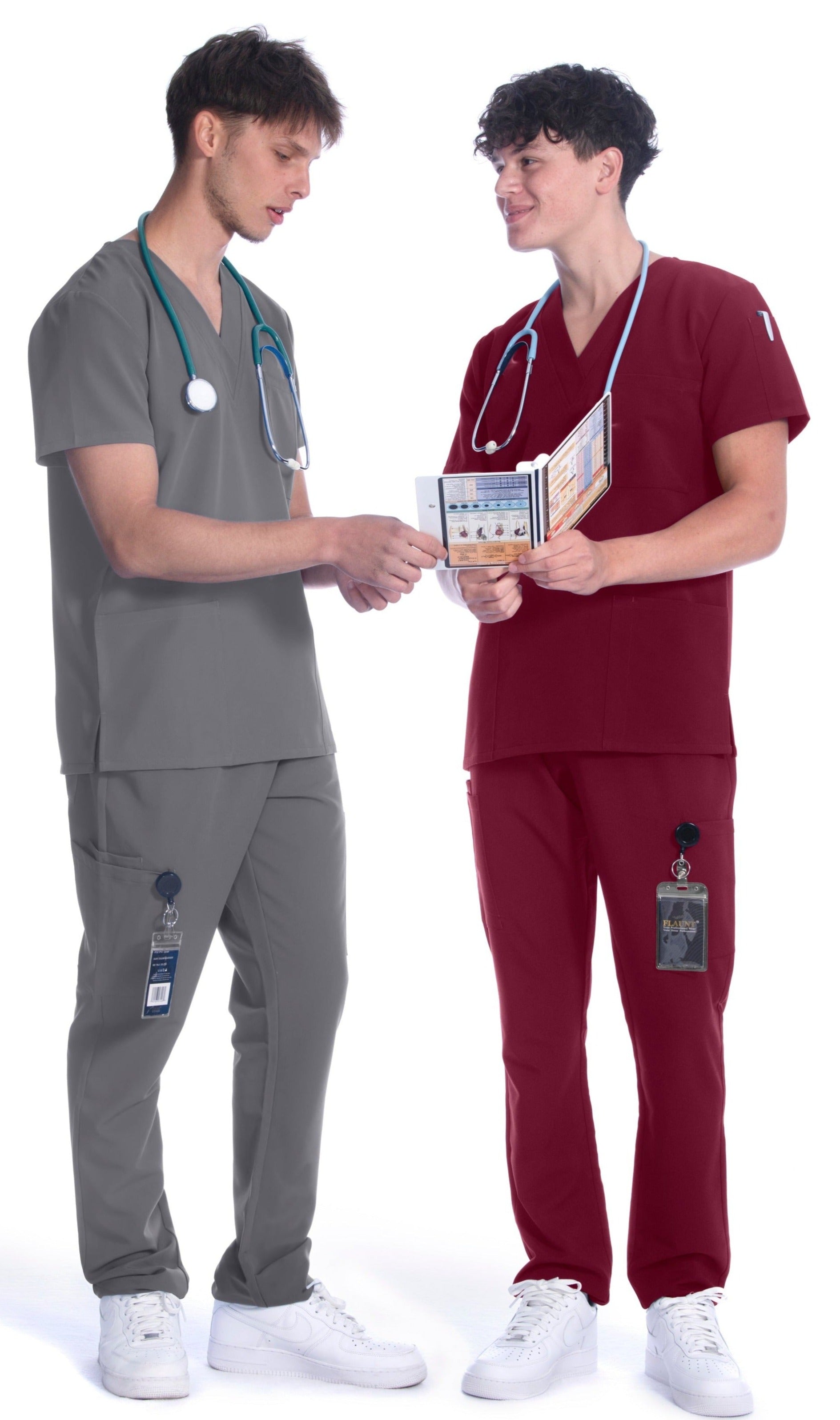Flaunt 3601 Unisex Scrub Top: Comfort & Practical Utility for Healthca – Scrub Nation Canada